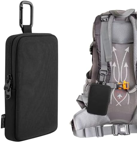 CaSZLUTION Backpack Strap Pouch Phone Holder - for Large 6.5-7.1 Inch ...
