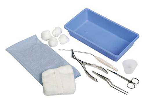 Amazon.com: Medline Nosebleed Tray with Compartment, Gauze 4 Inches x 4 ...
