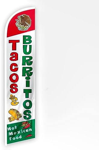 Amazon.com: Moordyses Feather Flag, Taco Sign for Business and House ...