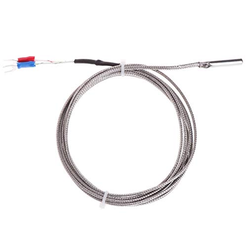 Probe Type Thermocouple K Temperature Sensor 2m Cable Wire 0~500'C for ...
