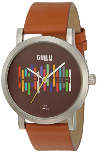 Gully by Timex Slogan Analog Brown Dial Men's Watch-TWGYG0300 : Amazon ...