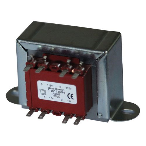 1 x Chassis Transformer 20VA Output UK Manufactured 115+115V 20VA 6V+6V ...