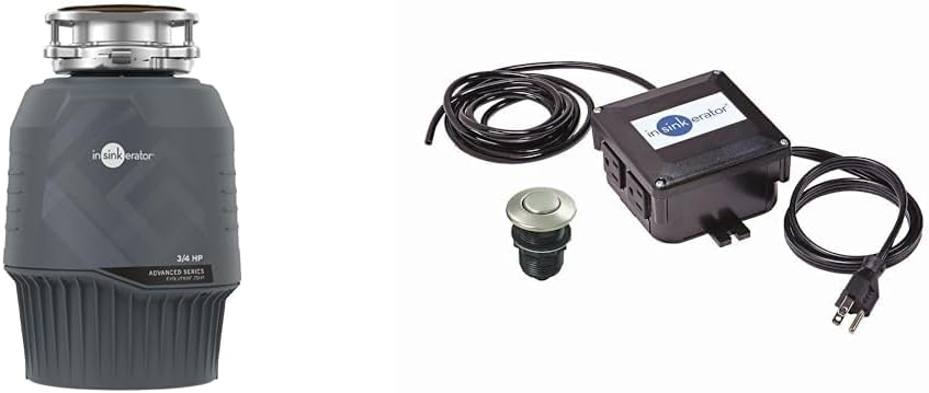 InSinkErator EVOLUTION 0.75HP 3/4 HP, Advanced Series EZ Connect ...