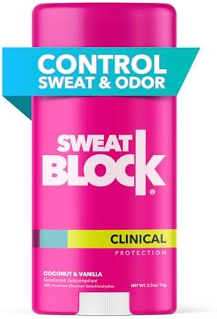 Amazon.com : SweatBlock Deodorant for Women | Clinical Antiperspirant ...