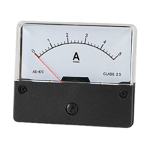 SJT® DC 0-5A Current Measuring Tool Panel Meter Amperemeter : Amazon.in ...