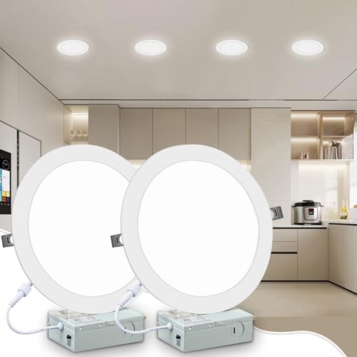 Snapklik.com : 2-Packs 8 Inch Ultra-Thin LED Recessed Light