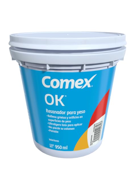 OK Resanador Comex 950 ml – Pasta para Reparar Muros y Techos, Fácil de ...