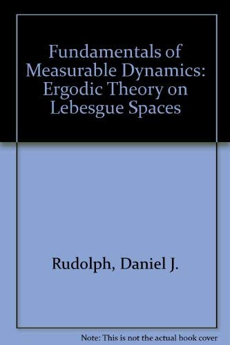 Amazon.com: Fundamentals of Measurable Dynamics: Ergodic Theory on ...
