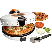 Amazon.com: MasterChef Pizza Maker- Electric Rotating 12 Inch Non-stick ...
