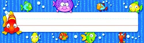 Amazon.com : Carson Dellosa Fish Nameplates (122011) : Name Plates ...