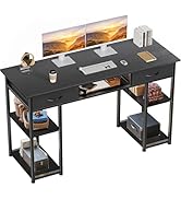 Amazon.com: Sweetcrispy Computer Desk - 48 Inch Home Office Bedroom ...