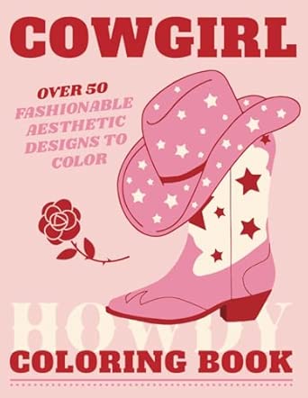 Amazon.com: Cowgirl Coloring Book for Girls, Teens and Women Yee Haw ...