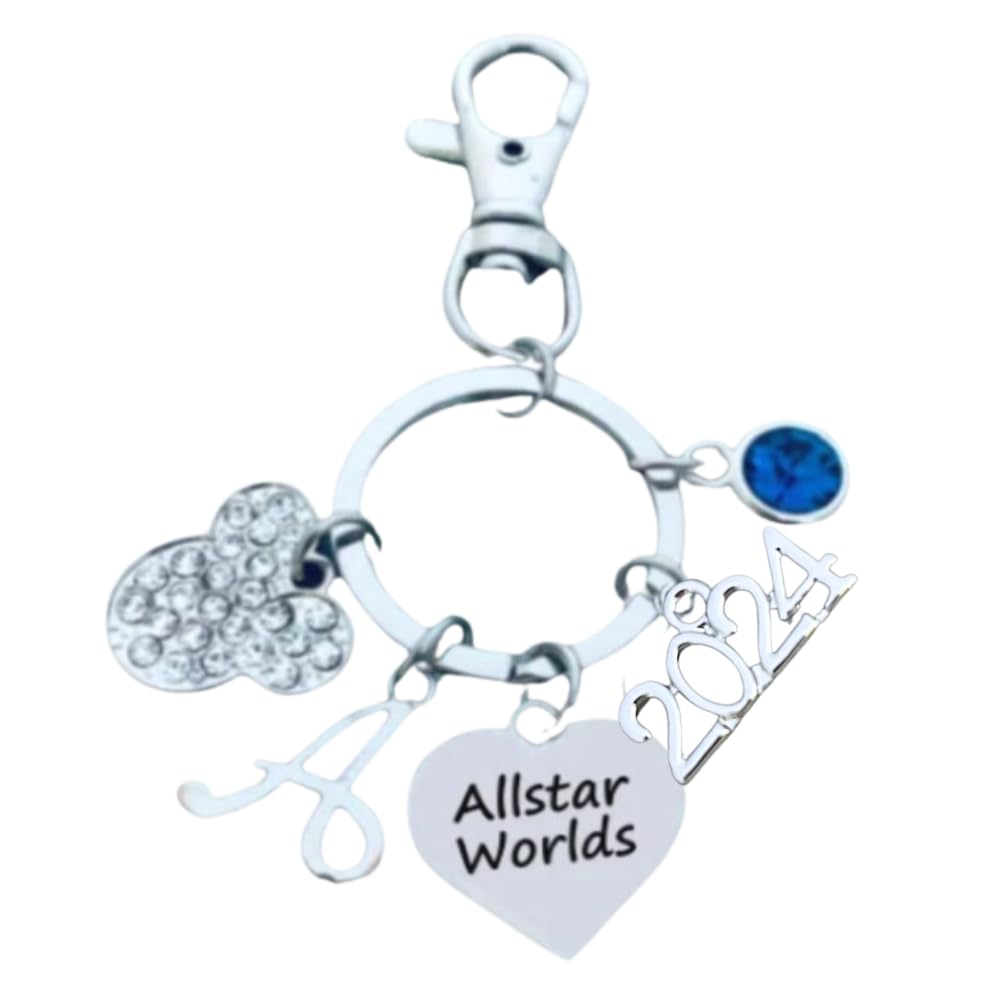 Personalized 2024 Allstar Cheer Zipper Pull Keychain for Cheerleaders ...