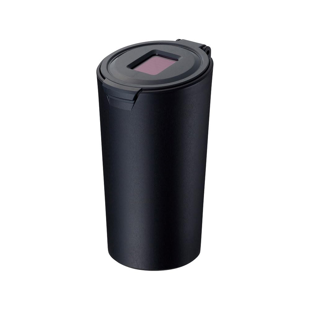 Amazon | 星光産業 車内用品 灰皿 EXEA(エクセア) ソーラーライトアッシュ ブラック ED-246 ドリンクホルダー型 LED付き | 灰皿・シガーライター | 車＆バイク