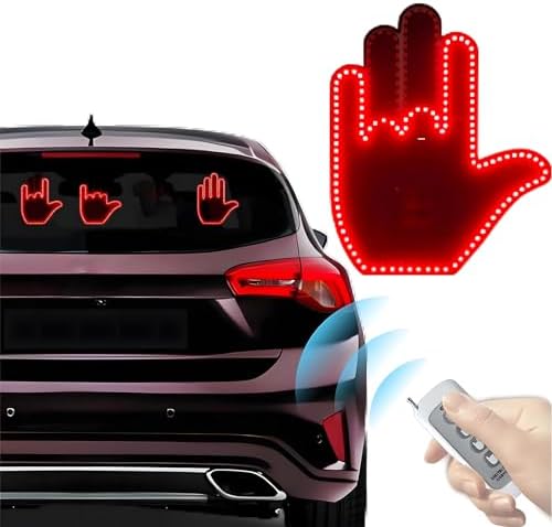 Amazon.com: Keepdone Led Hand Gesture for Car,Glogesture Led Sign Hand ...