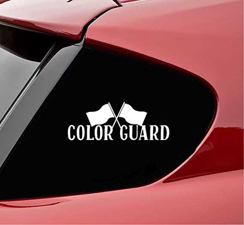 Amazon.com: Slap-Art Color Guard Flag Colorguard Vinyl Decal Sticker ...