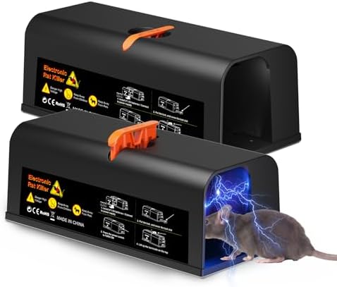 Amazon.com : Rat Zapper Classic RZC001-4 Indoor Electronic Mouse and ...