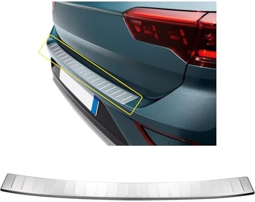 Chrome Rear Bumper Protector Guard Fits T-Roc [2017+] : Amazon.co.uk ...