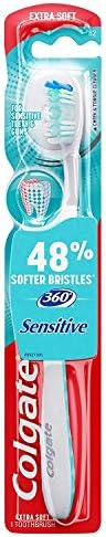 Amazon.com : Colgate 360 Extra Soft Toothbrush for Sensitive Teeth and ...