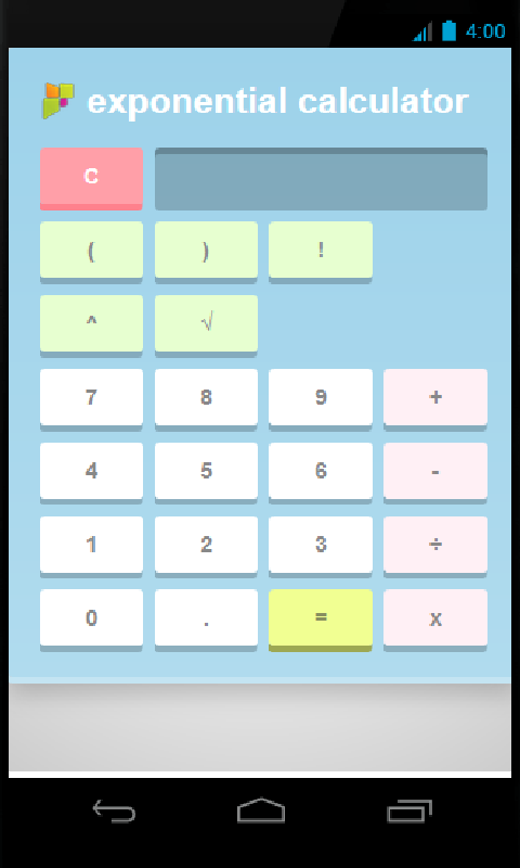 exponential calculator - App on Amazon Appstore