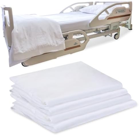 Amazon.com: Peryiter 4 Pcs Fitted Hospital Bed Sheets Polyester and ...