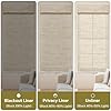 Amazon.com: Moonice Cordless Roman Shades for Window, Custom Pure Linen ...