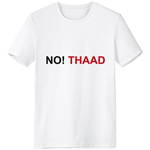Buy DIYthinker Men's No Thaad Against Thaad Pacifism War Against Black ...