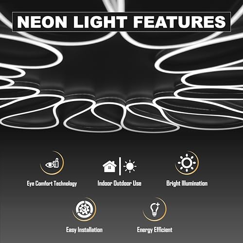 Forus 30 Meter LED Neon Strip Light - Cool White, Flexible Waterproof ...
