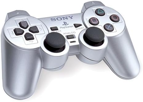 Official Sony Satin Silver DualShock 2 Controller (PS2) : Amazon.co.uk ...