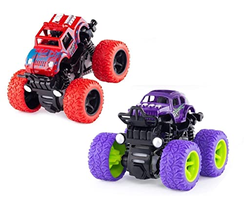 Sonpal Monster Car 004321MOC Truck Cars Push and Go Toy Trucks Friction ...
