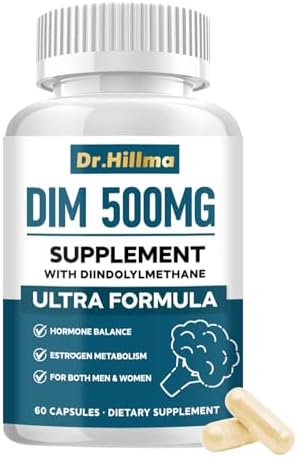 Amazon.com: DIM 500MG Supplement Ultra Formula – Hormone Metabolism ...