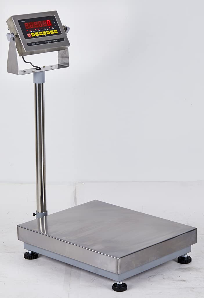 Heavy Duty Weight Scales 330 Lb. Stainless Steel Digital Scale