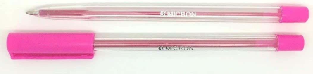 20x PINK MICRON BALLPOINT PENS. MEDIUM POINT PINK BIROS : Amazon.co.uk ...