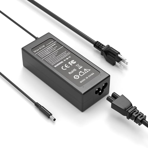 Amazon.com: Dell 65W 4.5mm tip Laptop Charger,Inspiron 14 5420,5425 ...