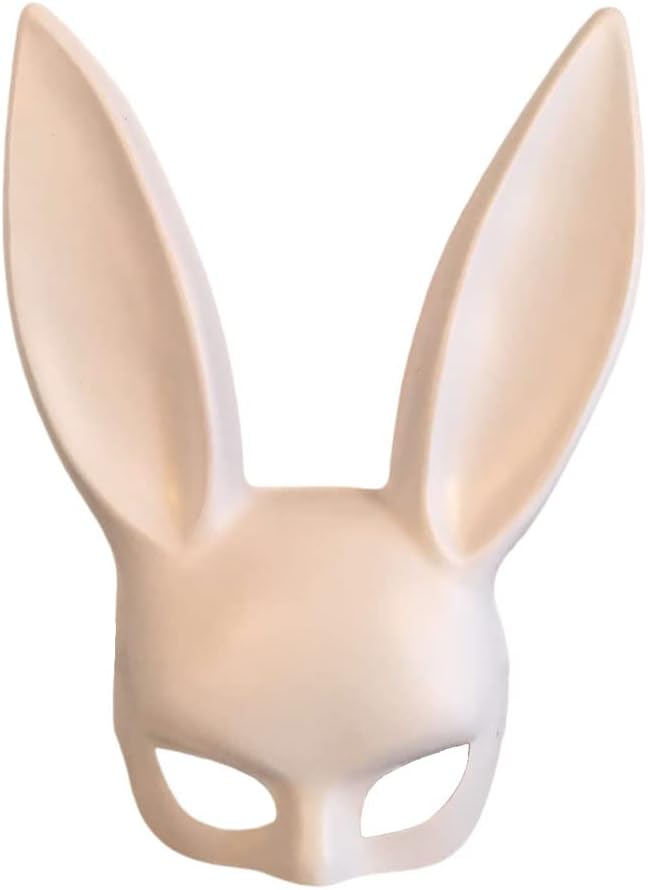 Amazon.com: UICIOP Cute Bunny Mask - Christmas & Halloween Party Mask ...