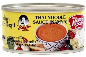 Amazon.com : Maesri Thai Noodle Sauce (Namya) (Pack of 1 (4 oz x 1 Pack ...