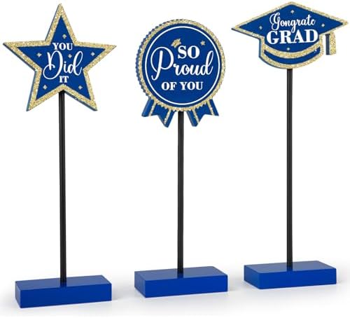 Amazon.com: 5 Pieces 2024 Graduation Tiered Tray Decor Class of 2024 ...
