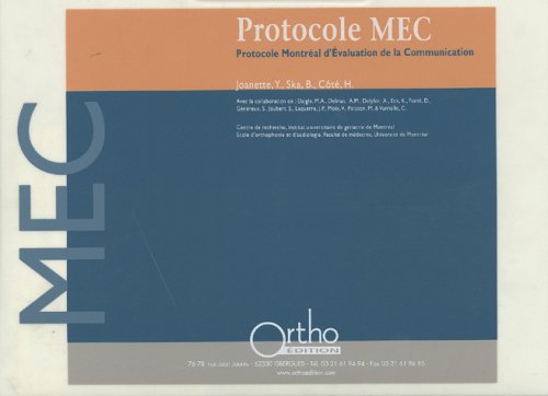 Amazon.fr - Protocole MEC : Montréal d'évaluation de communication ...