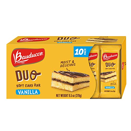 Snapklik.com : Bauducco Duo Cake Vanilla - Pack Of 10 - Delicious Mini ...
