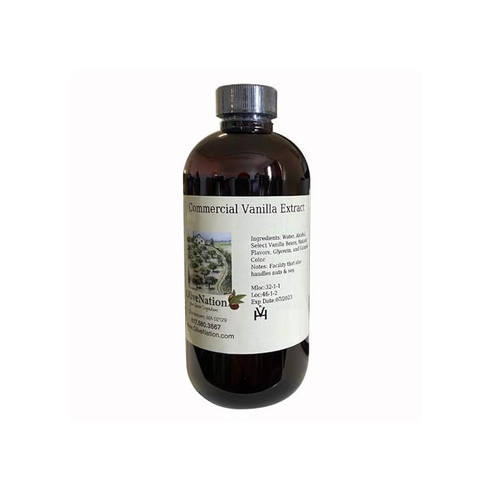 Buy OliveNation Natural Vanilla Extract Commercial Grade for Bakery ...