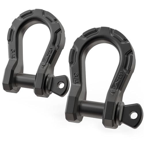 Snapklik.com : ALL-TOP D Ring Shackle (2 Pack) 3/4 Fully Forged