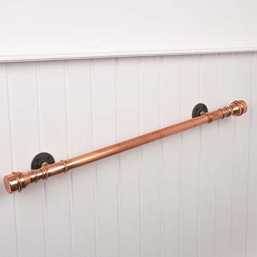 Amazon.com: Copper Handrail Industrial Stair Railing Farmhouse Hand ...
