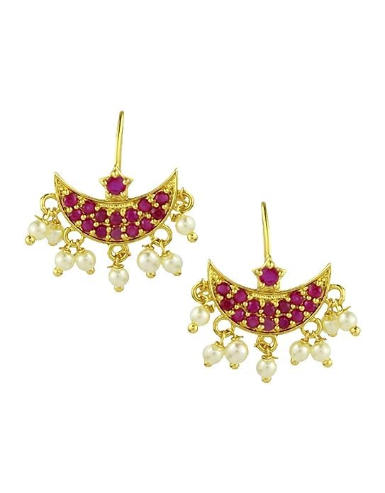 Anuradha Art Gold Finish Chandrakor Styled Traditional Maharashtiran ...