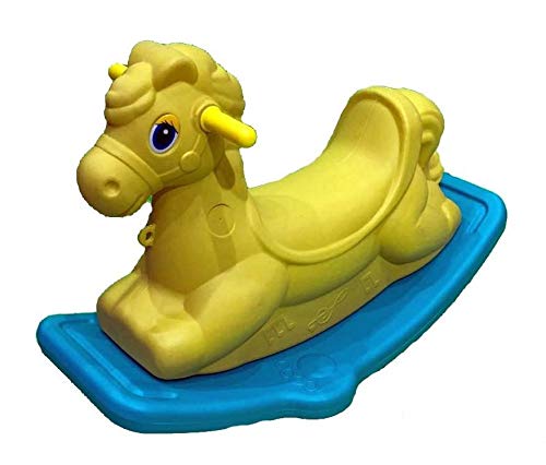Buy RBWTOYS Seesaw Horse For Kids Activity yellow color. Rocking Horse ...