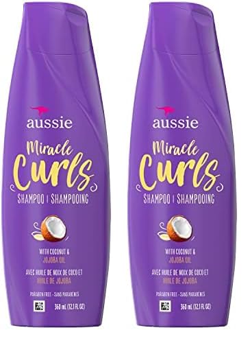 Amazon.com : Aussie Shampoo Miracle Curls, 12.1 Ounce (Pack of 2 ...