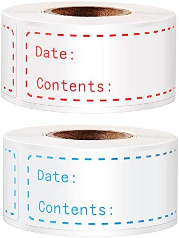 400pcs Removable Freezer Labels, 1 x 3 Inch Food Storage Stickers ...