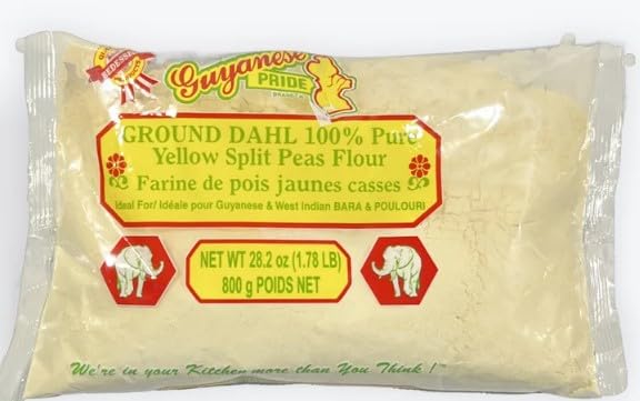 Amazon.com : Ground Dahl 100% Pure Yellow Split Peas Flour 28.2oz ...