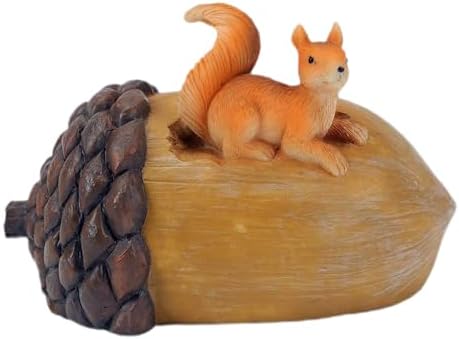 Amazon.com: niwhydi Key Hiders Outside Acorn Squirrel Figurine Hide A ...