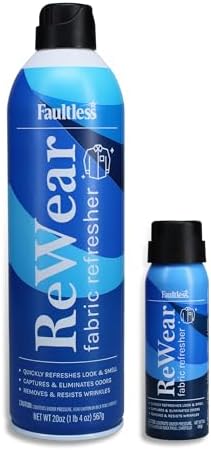 Amazon.com: Faultless ReWear Dry Wash Spray for Clothing – Wrinkle ...