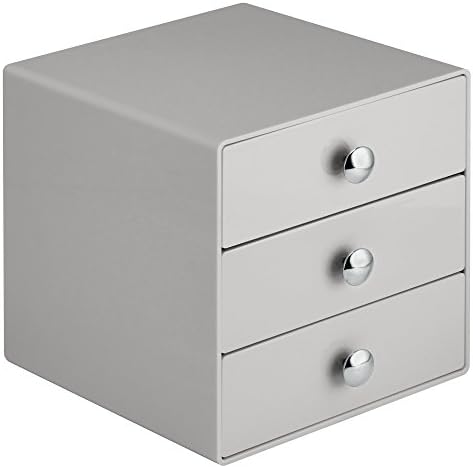 Amazon.com: Dalanpa 3-Drawer Vanity Organizer, Compact Storage ...